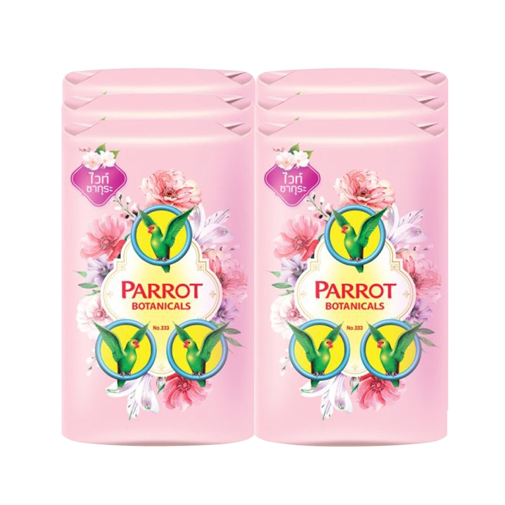 Makroclick | PARROT BOTANICAL SOAP WHITE SAKURA LIGHT PINK 55G*6