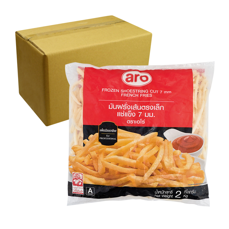 Makroclick | ARO Frozen French Fries 7Mm 2Kg x6