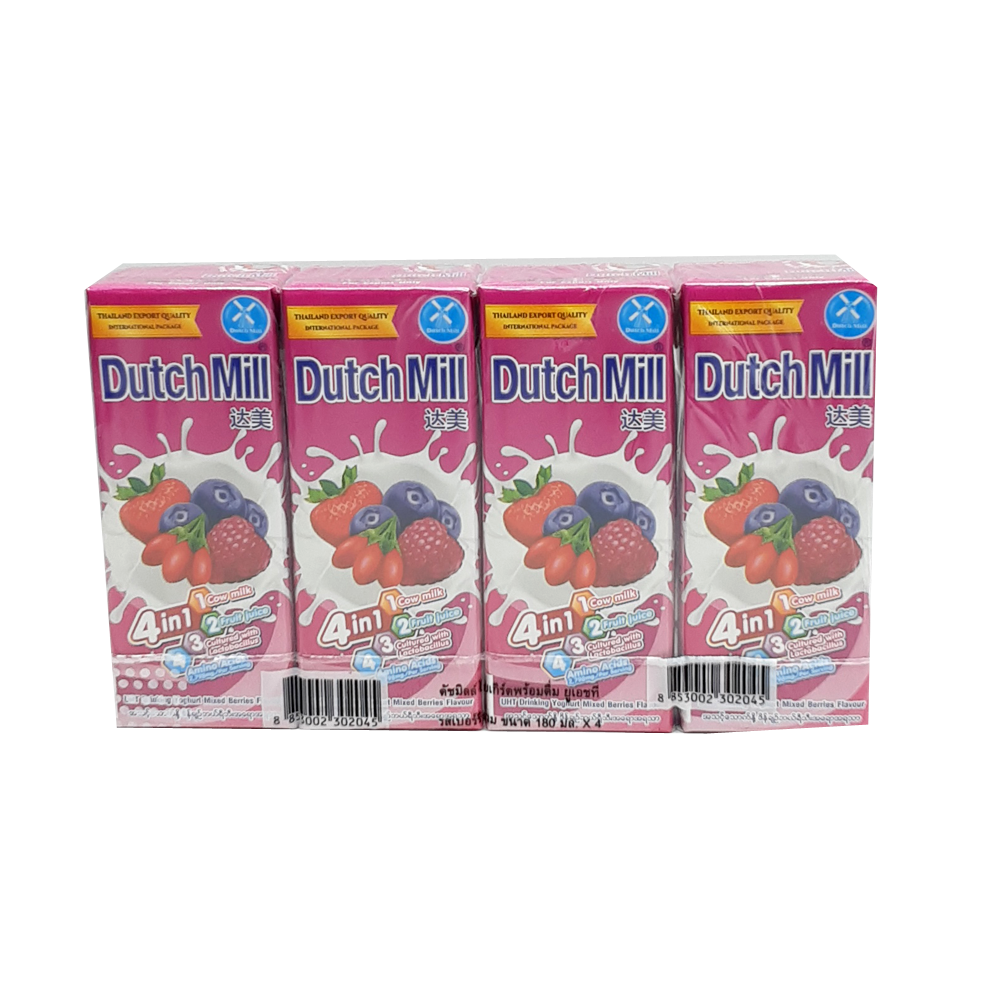 Makroclick | Dutch Mill Yog M Berry 180ml*4