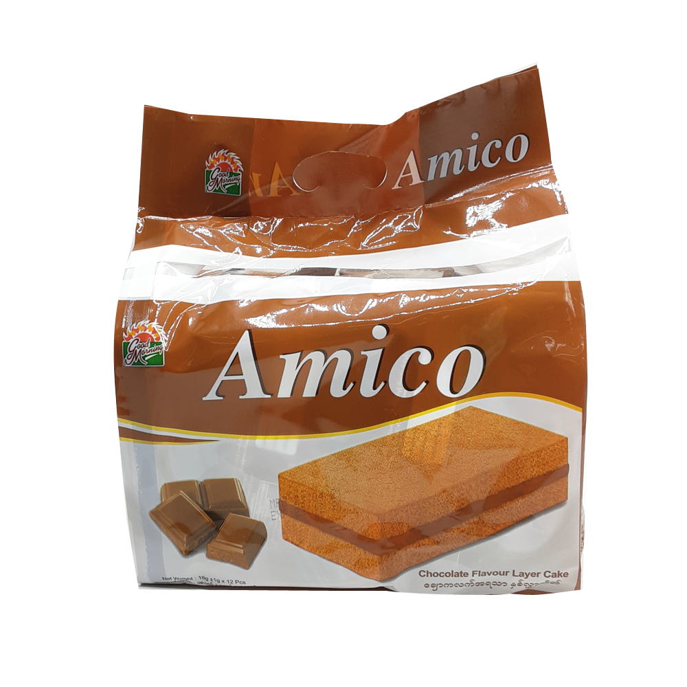 Makroclick | Amico Layer Choco 18 g x 12 pcs