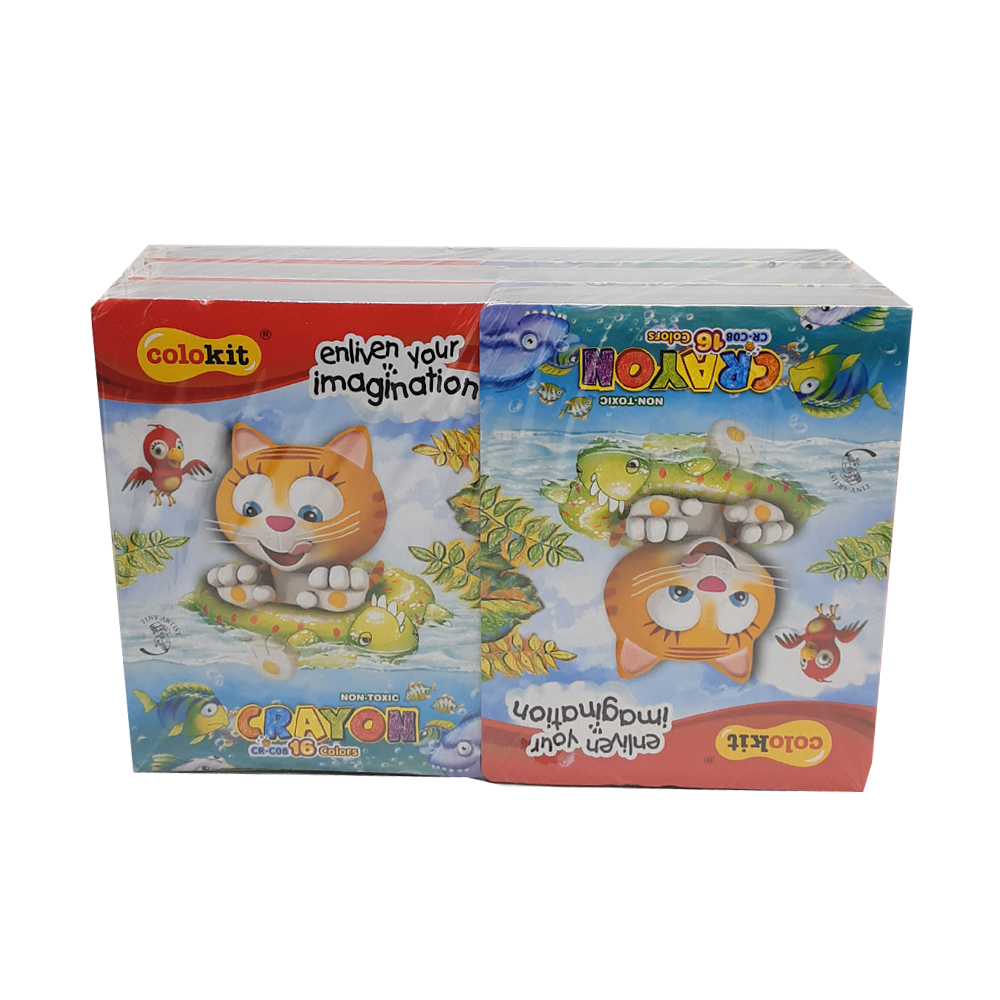 Makroclick | COLOKIT Cat Crayon CRC 08 (16 Colors) set