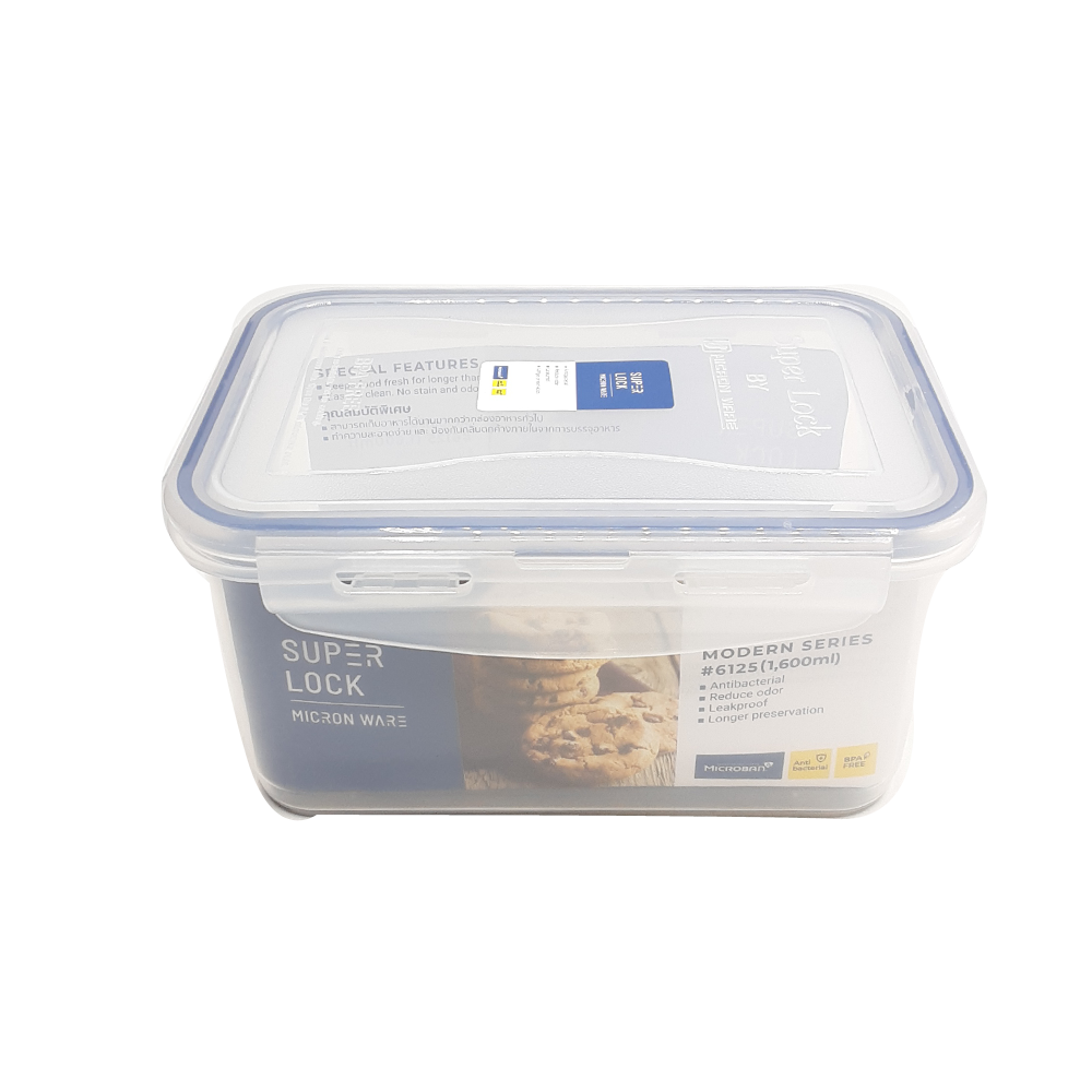 Makroclick | FOOD CONTAINER-SUPERLOCK-1600ML-6125