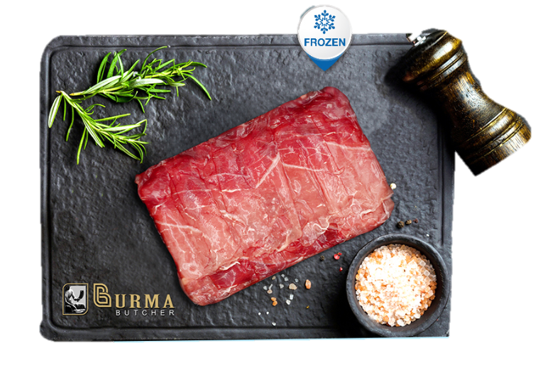 Makroclick | Myanmar Frozen Beef Chuck Slice 500G