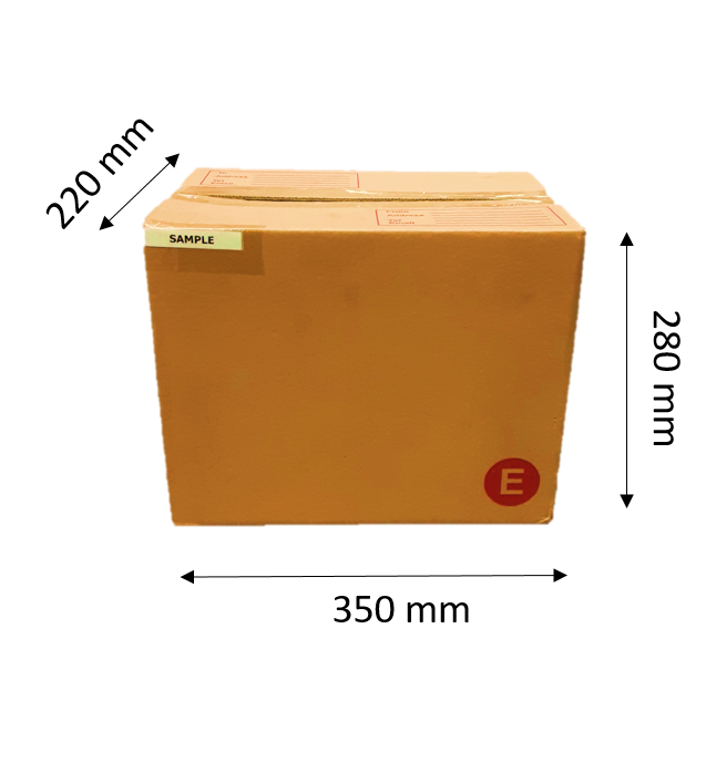 Makroclick | Parcel Box Size E - (350 x 220 x 280) x 6Pcs