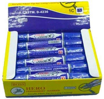 Makroclick | BOSS Hero Marker 1C Blue x 12Pcs
