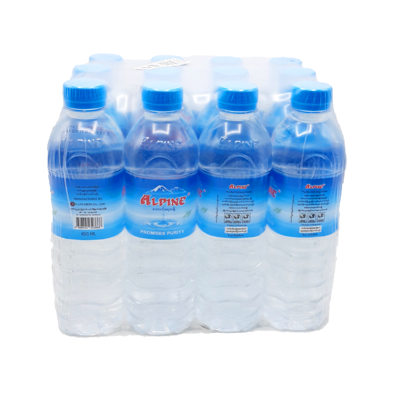 Makroclick | Alpine Drinking Water 600 ml x 12 pcs