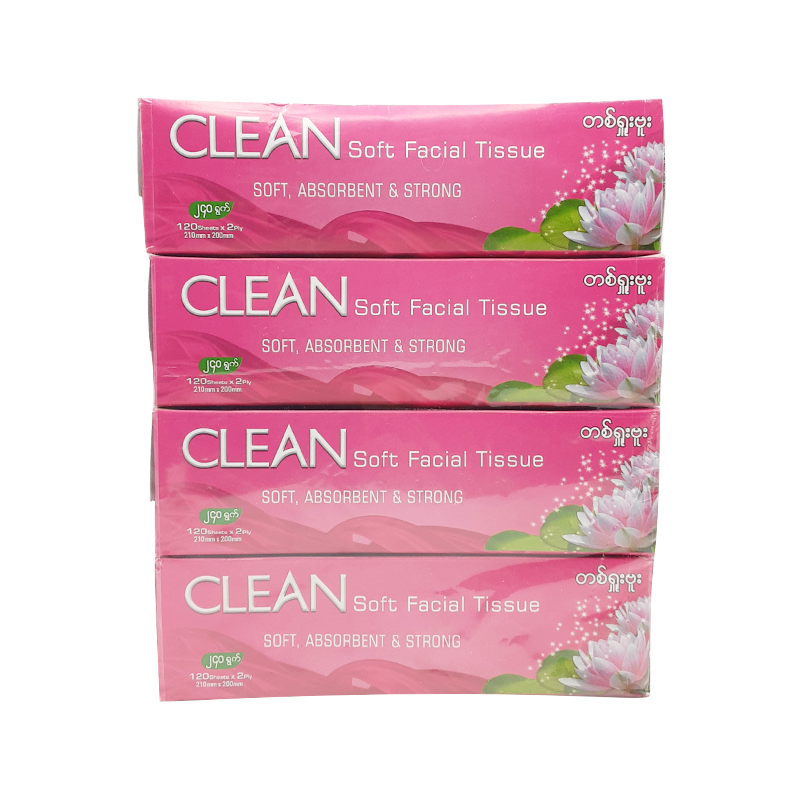 Makroclick | Clean Tissue Box x 4 pcs