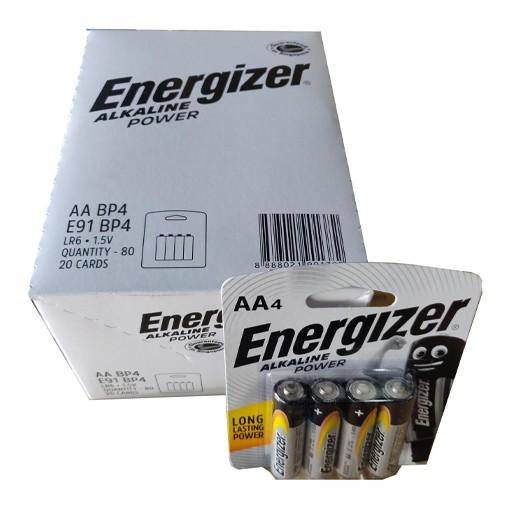 Makroclick | ENERGIZER Battery Alkaline Power AA x 2Pcs x 20Packs