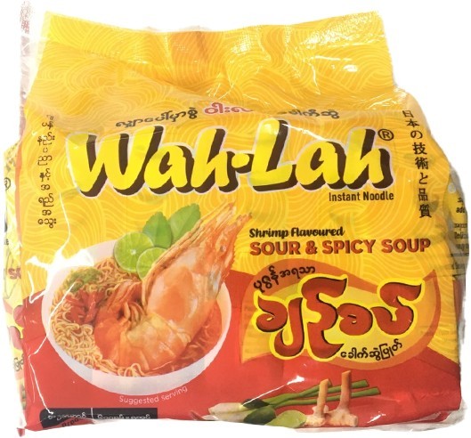Makroclick | Wah Lah Shrimp Sour & Spicy Noodle 60 g x 5 pcs
