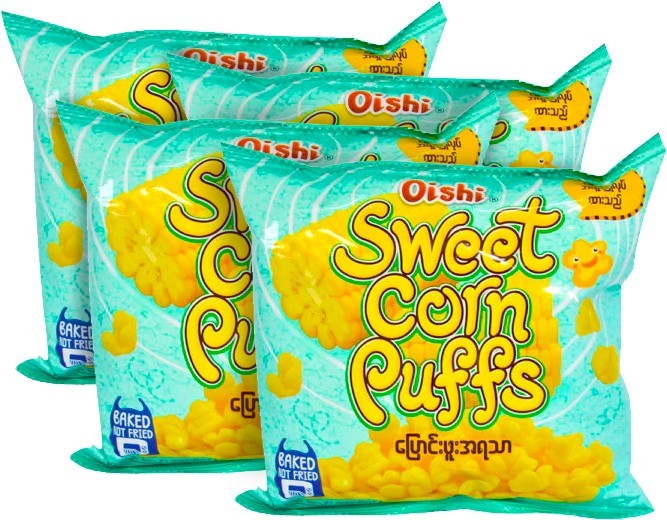 Makroclick | OISHI SWEET CORN PUFF 85G*4