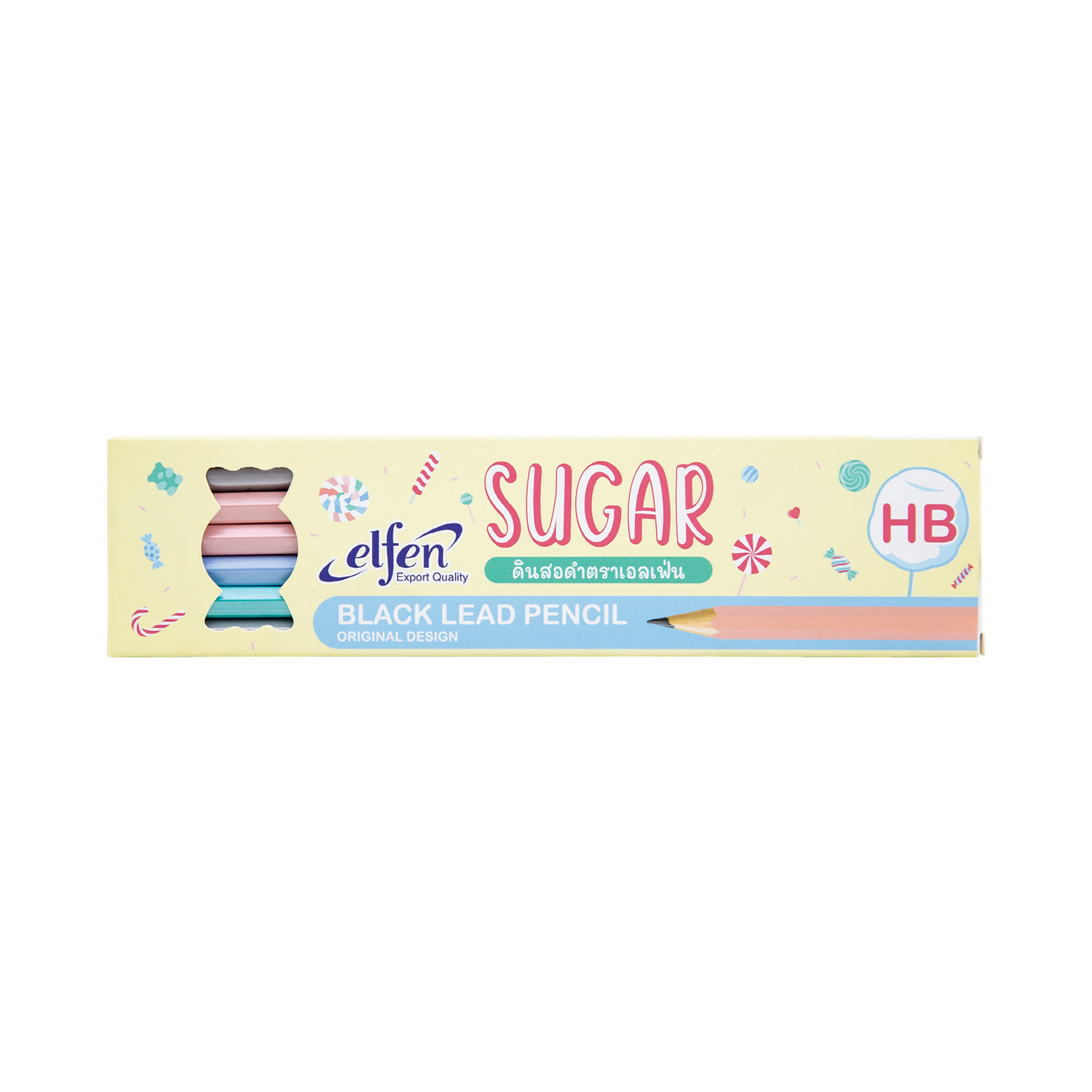 Makroclick | ELFEN PENCIL HB SUGAR 12's 1*6