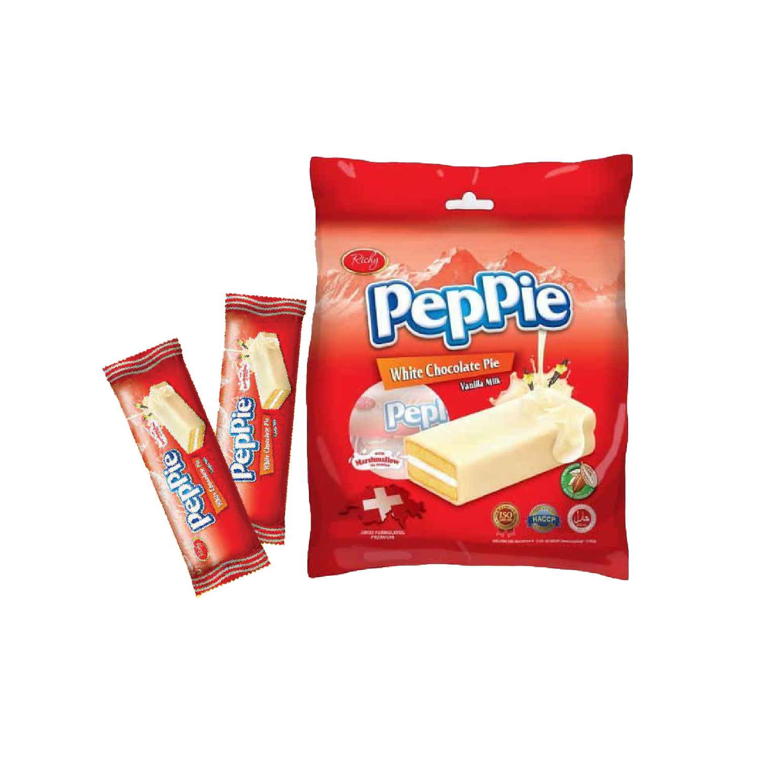 Makroclick | PEPPIE WHIE CHOCOLATE 7.61G*12