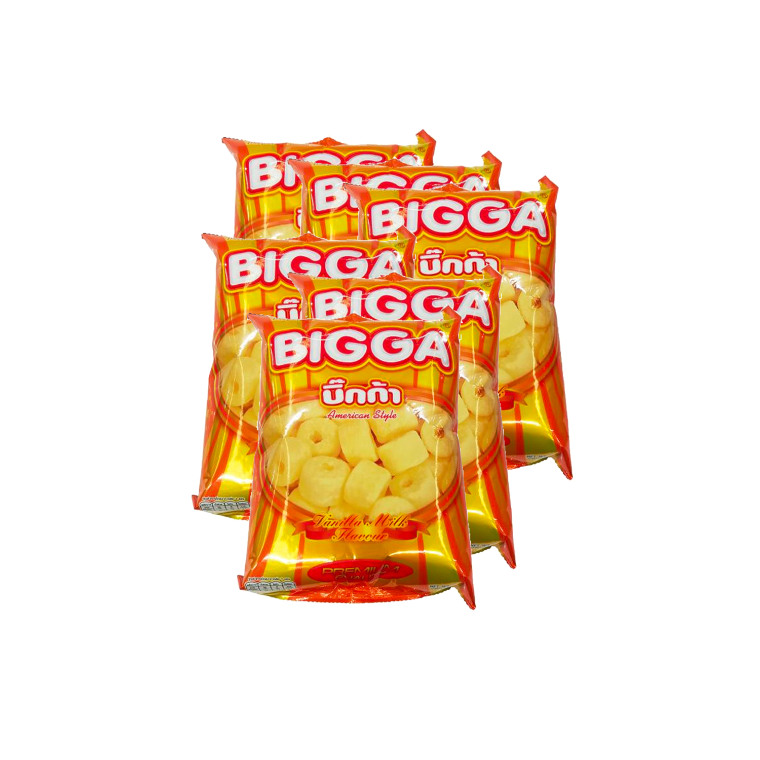 Makroclick | BIGGA VANILLA MILK SNACK 15G*6