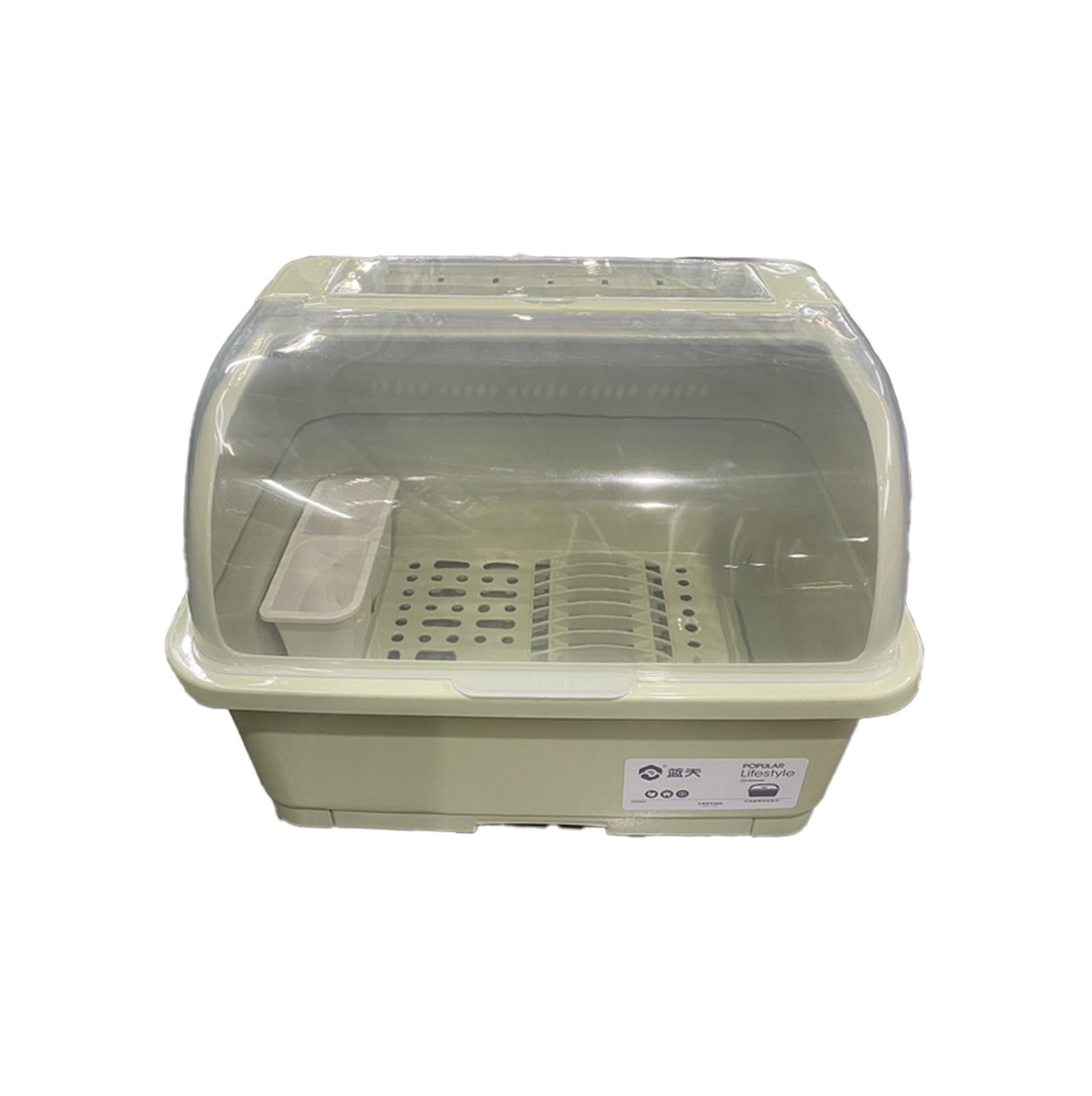 Makroclick | PLASTIC DISHRACK WITH COVER-4618