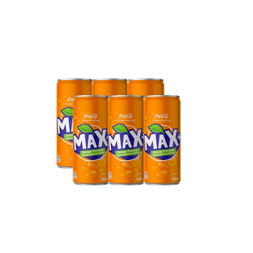 Makroclick | Max Plus Orange 330 ml x 6 pcs