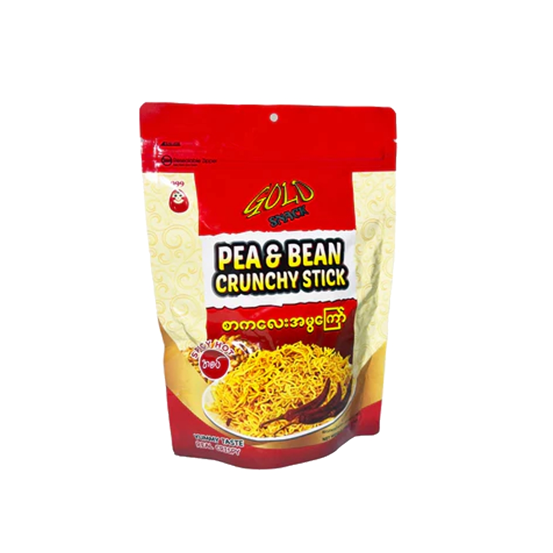 Makroclick | Gold Snack Bean Stick Pea & Bean Spicy 100 g x 3 pcs
