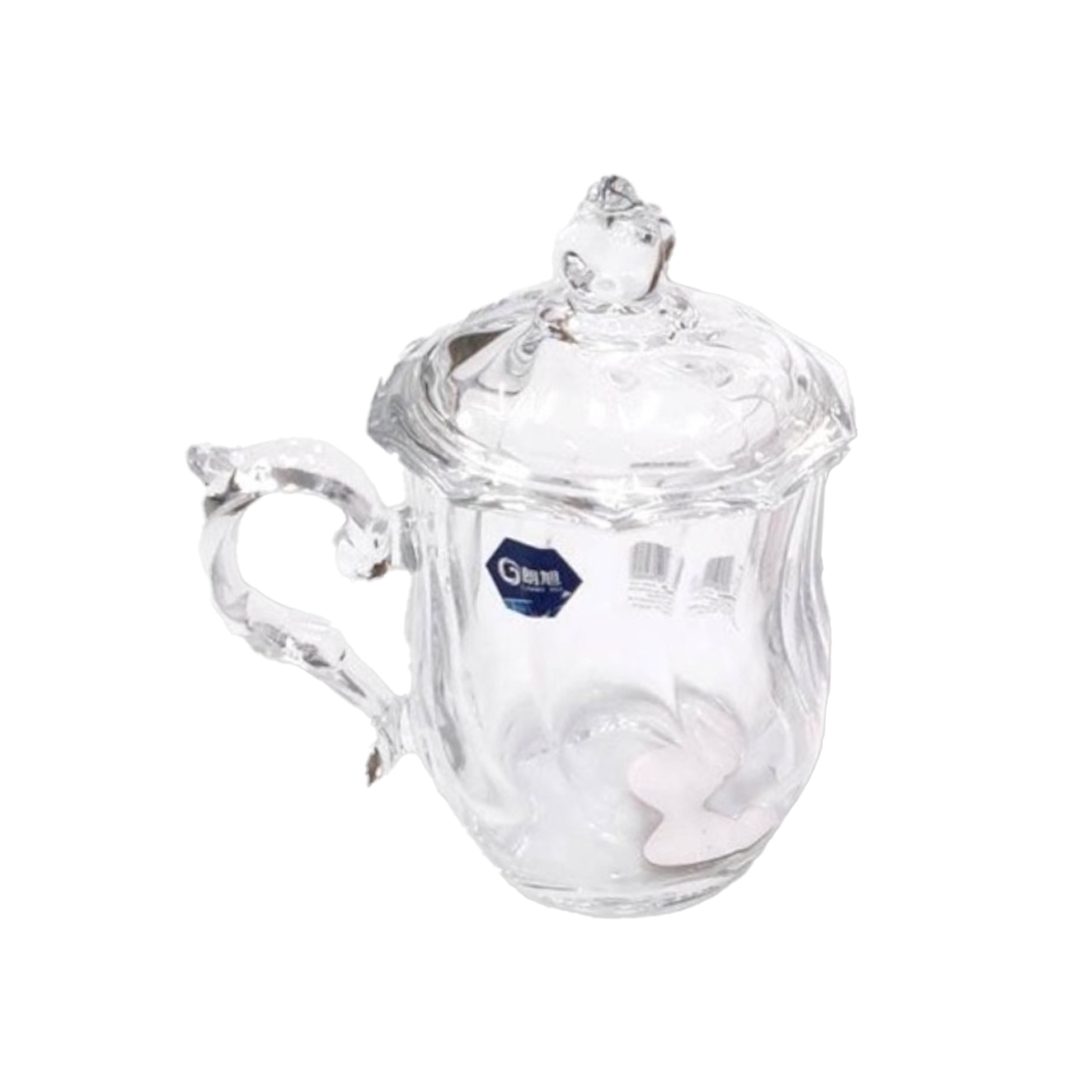 Makroclick | CR.0001 GLASS MUG WITH COVER