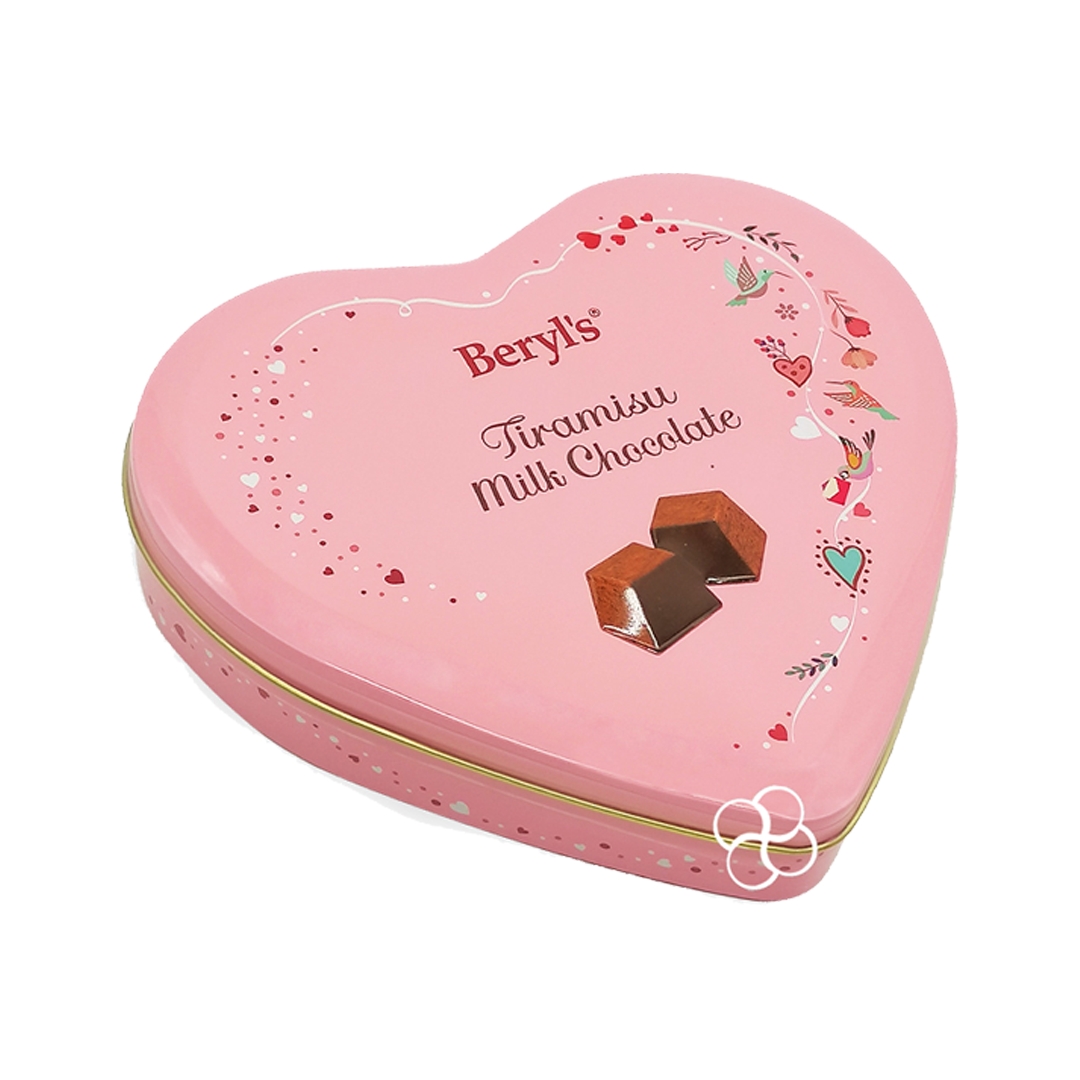 Makroclick | BERYL S MILK CHOCO HEART50G/80G*1