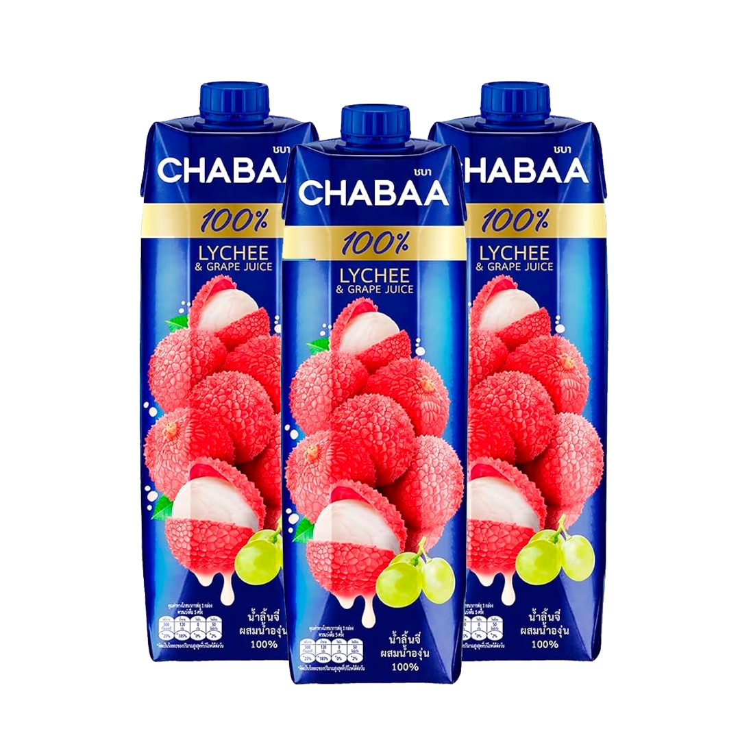 Makroclick | CHABAA LYCHEE & GRAPE 1LTR*3