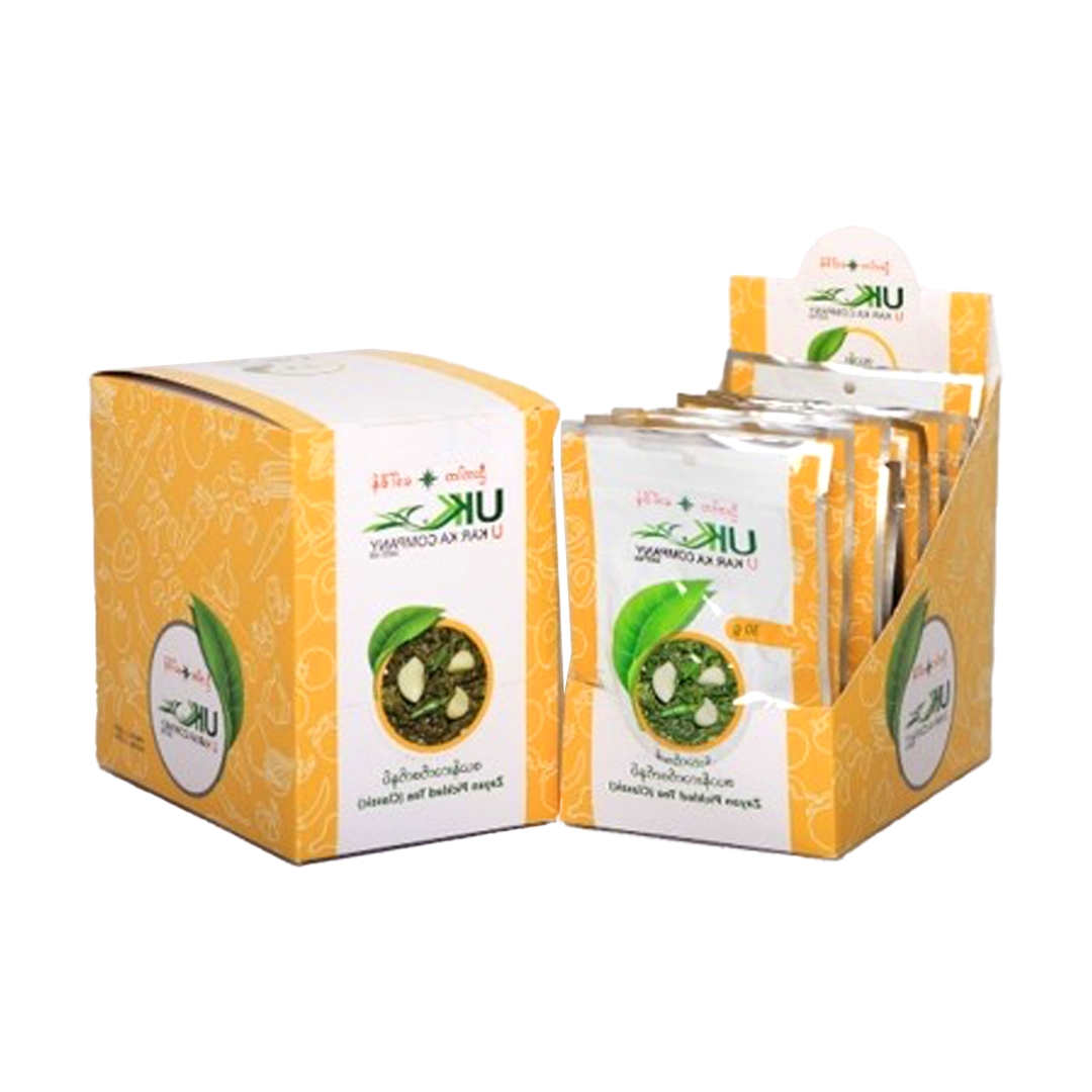 Makroclick | U Kar Ka Zayan Pickled Tea Original 30 g x 10