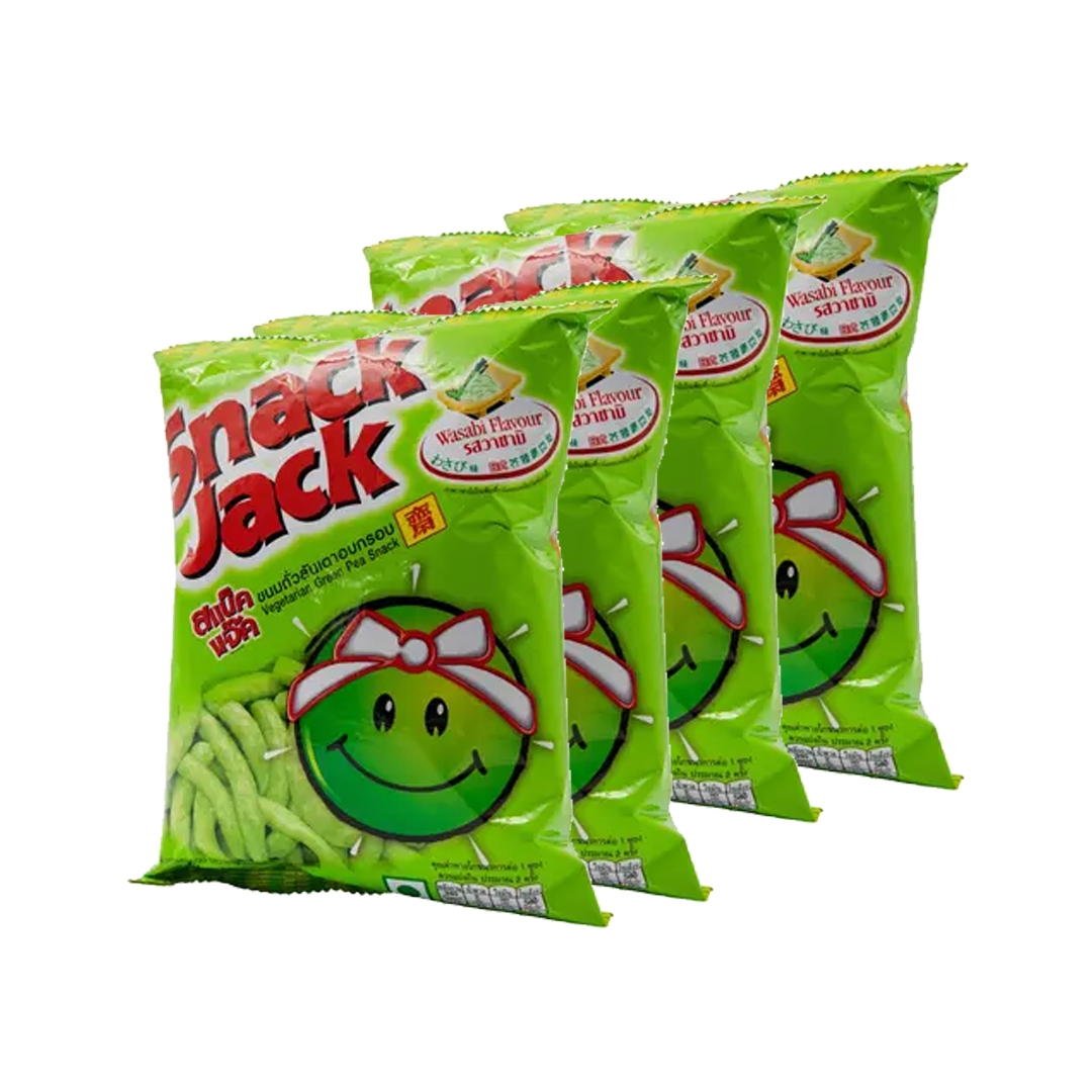 Makroclick | SNACKJACK GREENPEA SPICY 62G*4