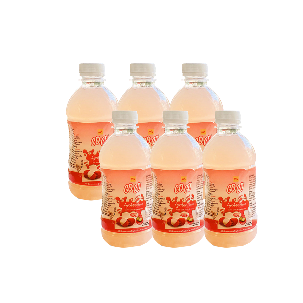 Makroclick | Coco Lychee Juice 350 ml x 6 pcs