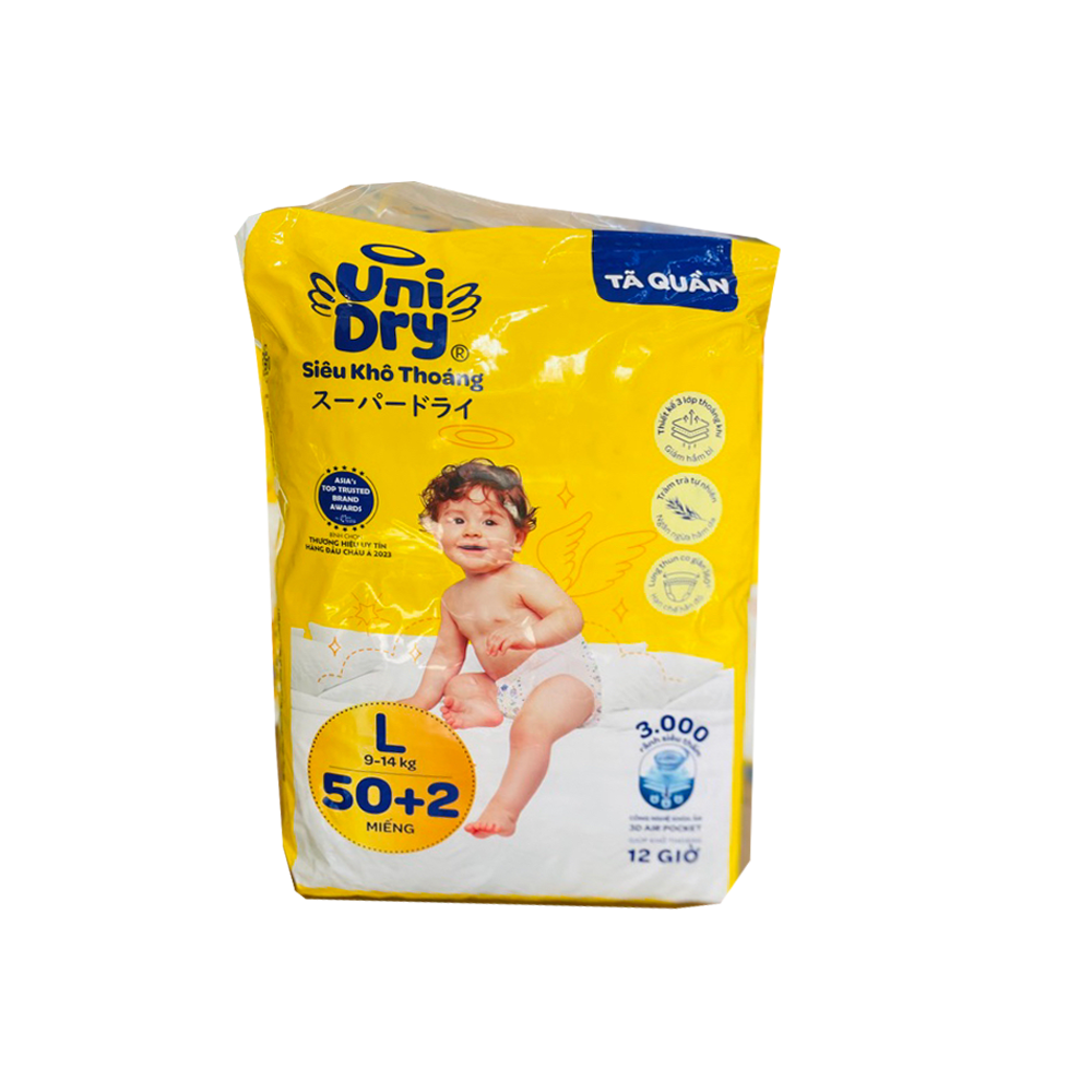 Makroclick | Unidry Super Dry Baby Diaper Pant (L) 50 pcs