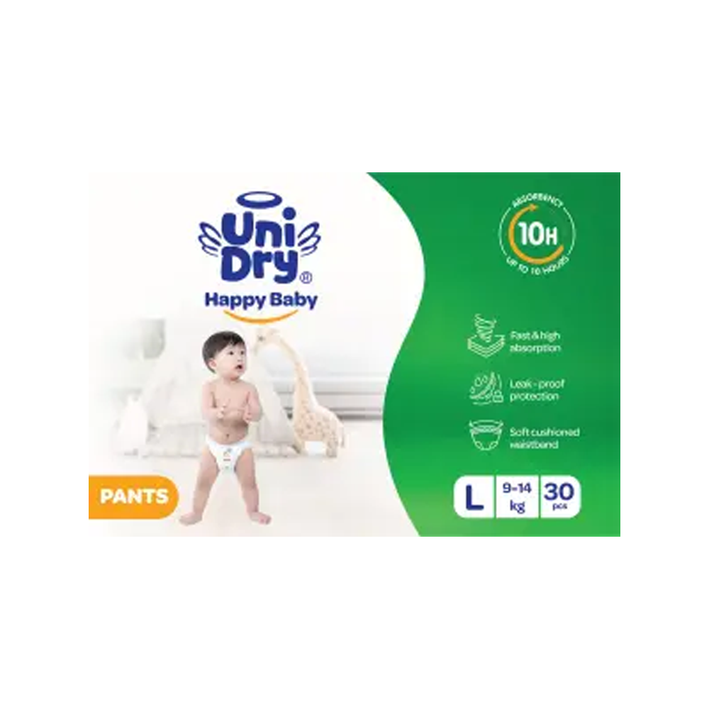 Makroclick | Unidry Happy Baby Diaper Pant L 30 pcs