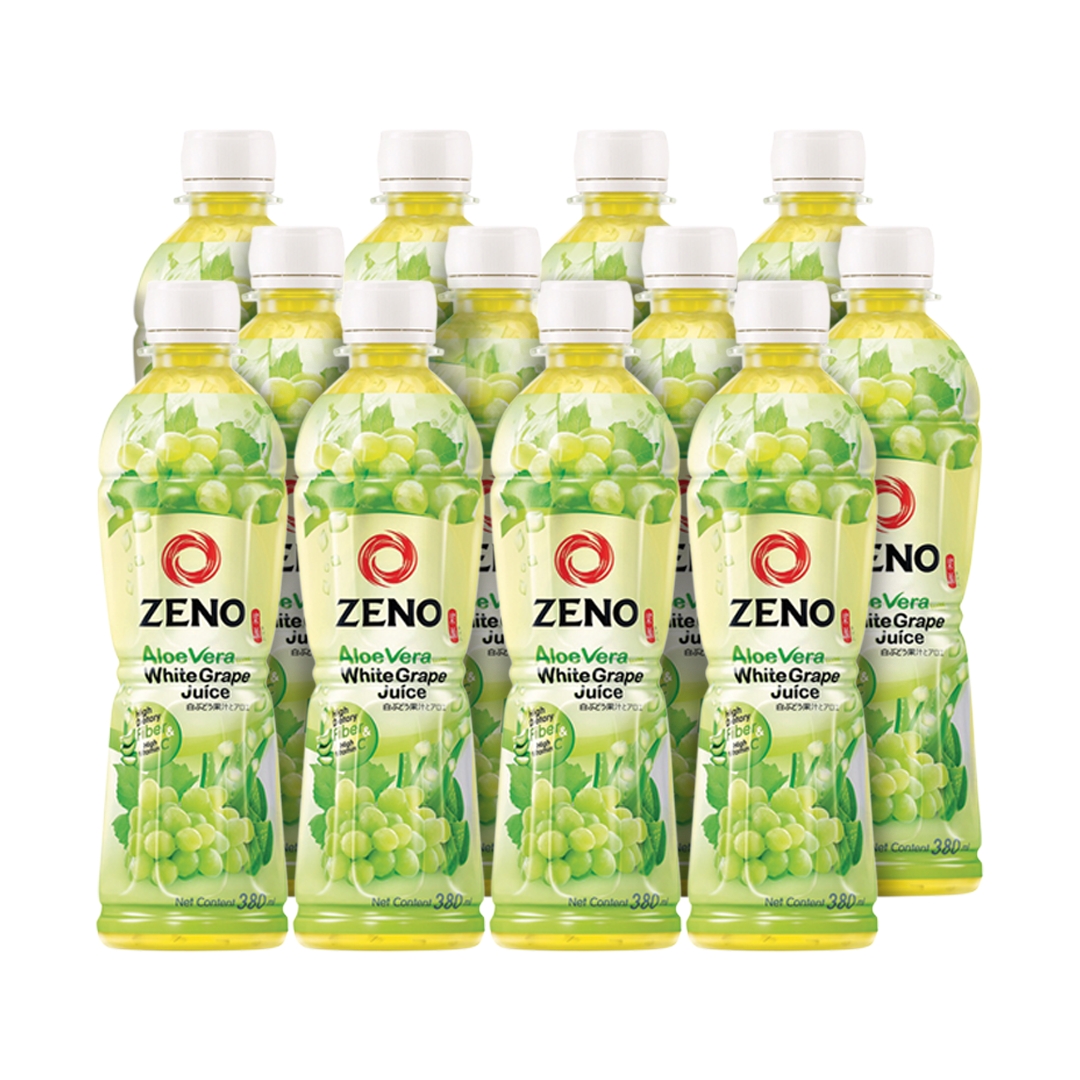 Makroclick | Zeno Aloe Vera White Grape 380 ml x 12 pcs