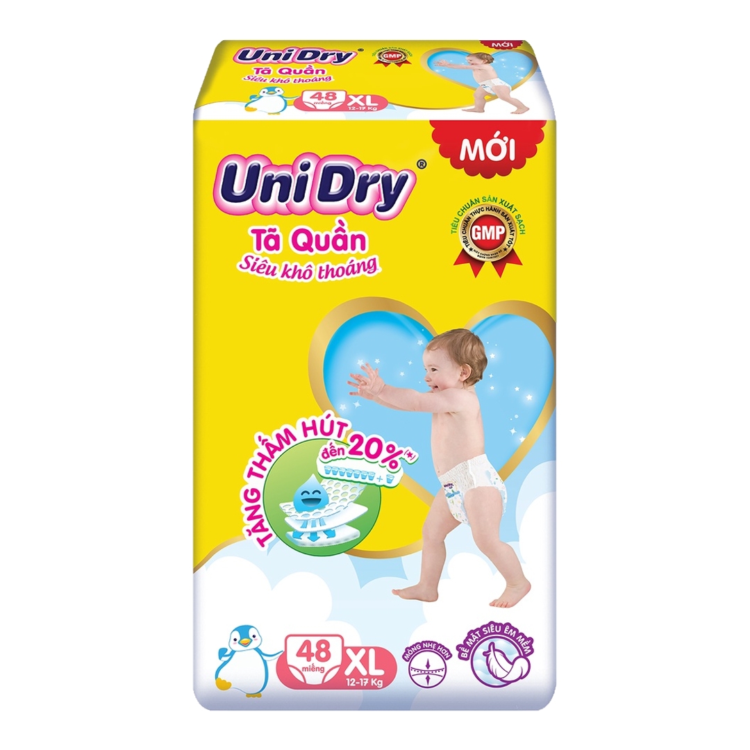 Makroclick | Unidry Super Dry Baby Diaper Pant M 60 pcs