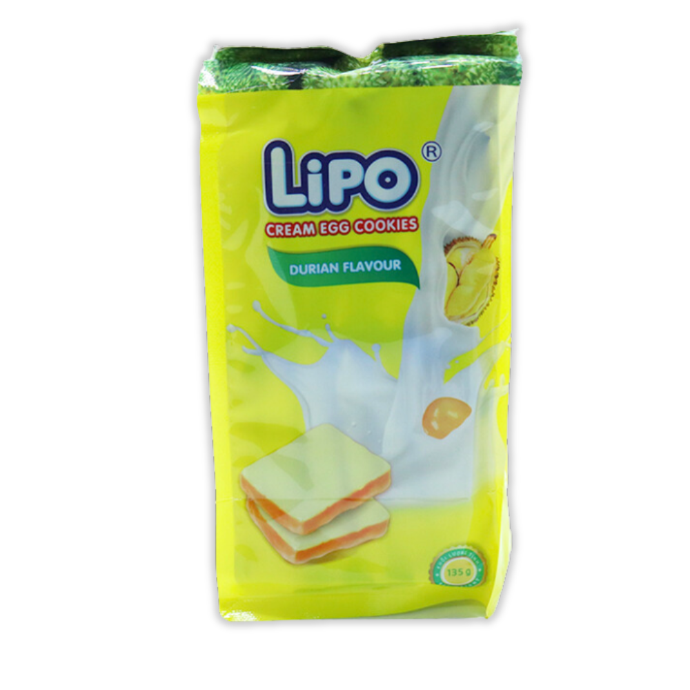 Makroclick | LIPO CREAM EGG DURIAN COOKIES 135G