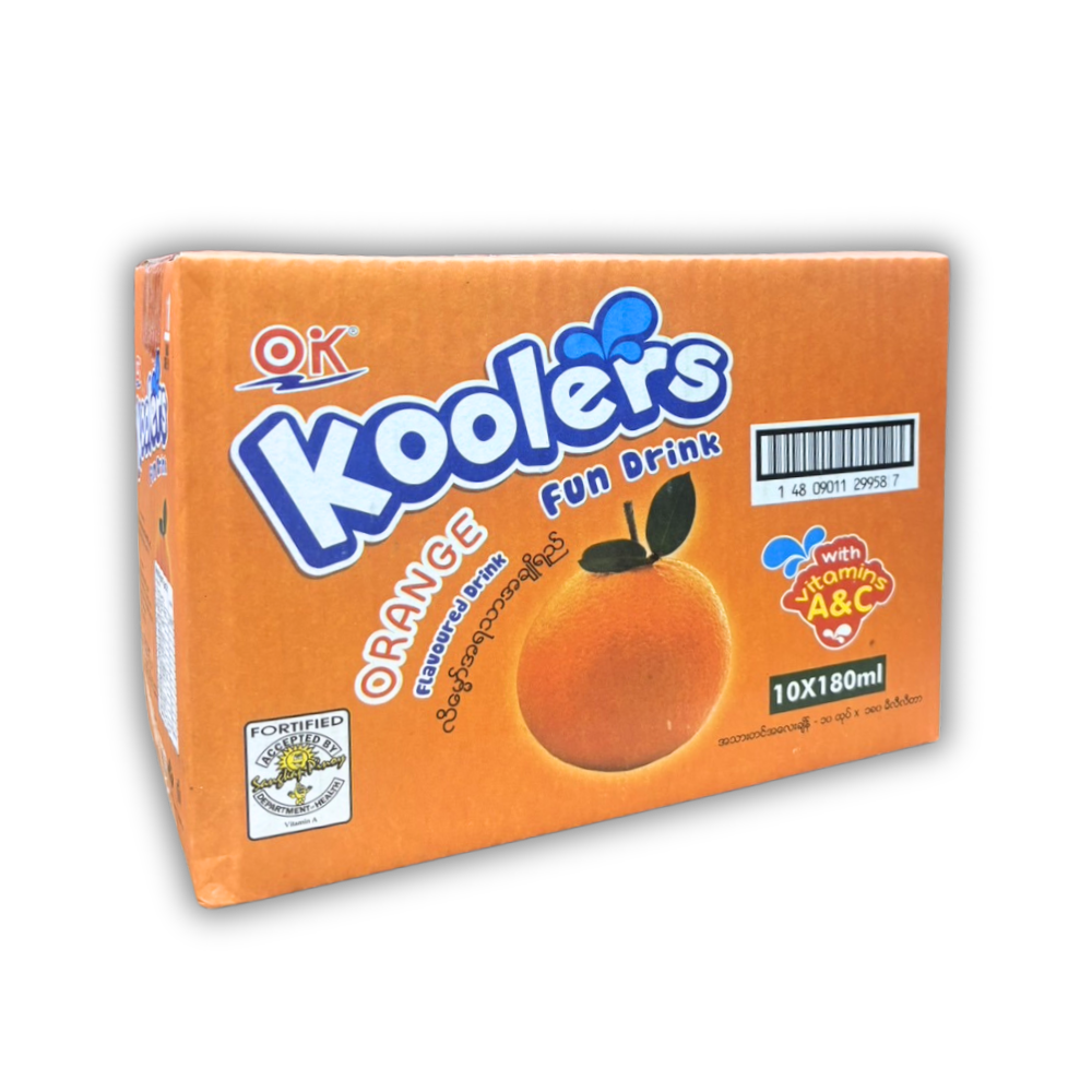 Makroclick | OK Koolers Orange Drink 180ML*10