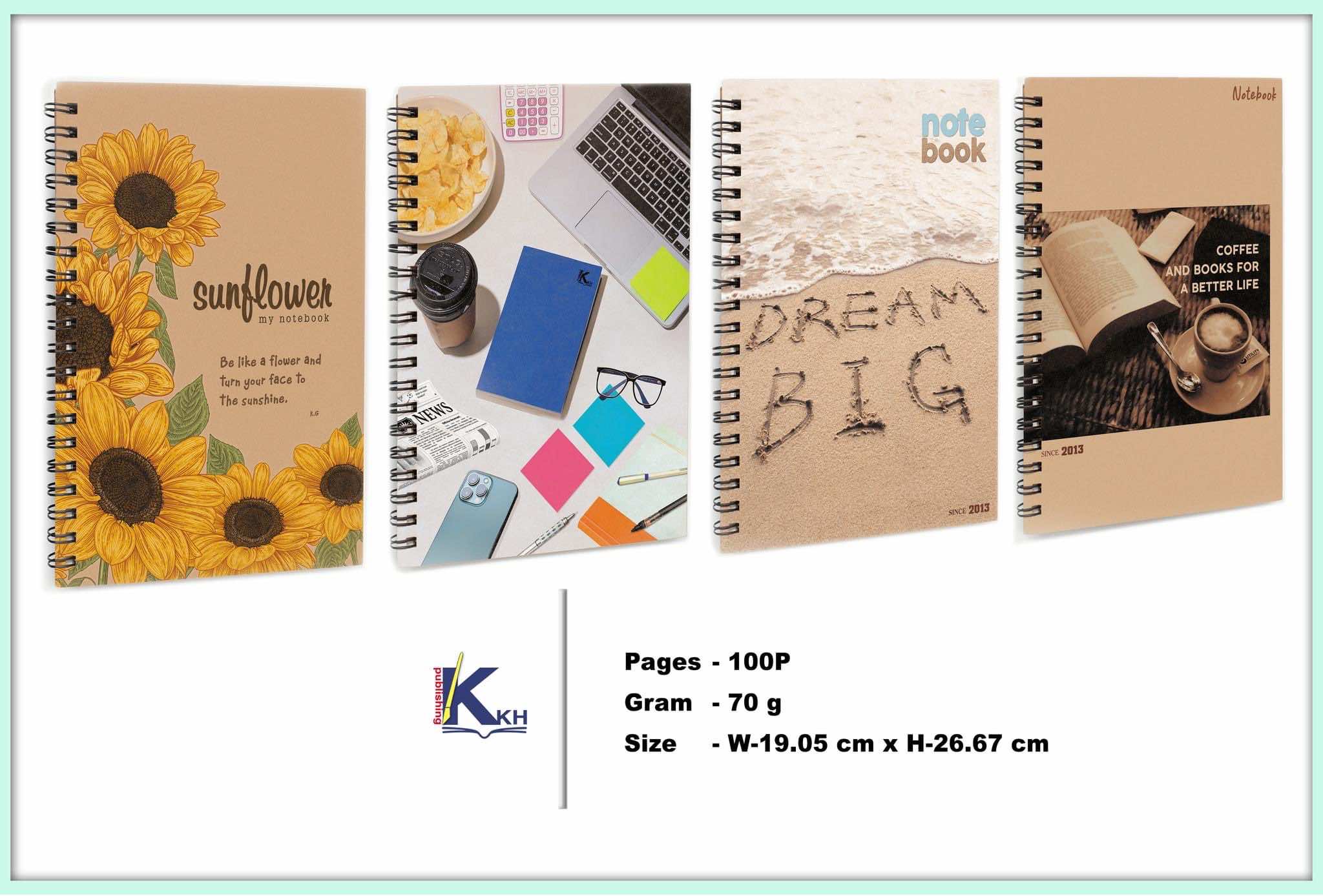 Makroclick | KKH Ring NoteBook 70g 100pg 1*3