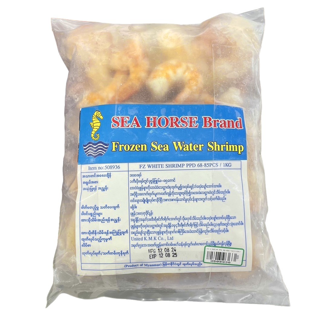 Makroclick | FROZEN WHITE SHRIMP PPD 68-85pcs/KG x 1