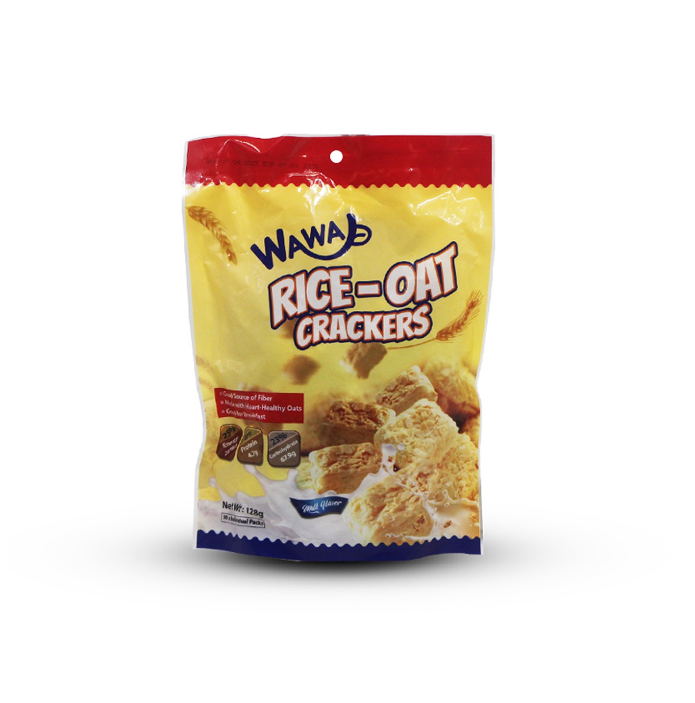 Makroclick | WA WA RICE OAT CRACKERS 128G*1