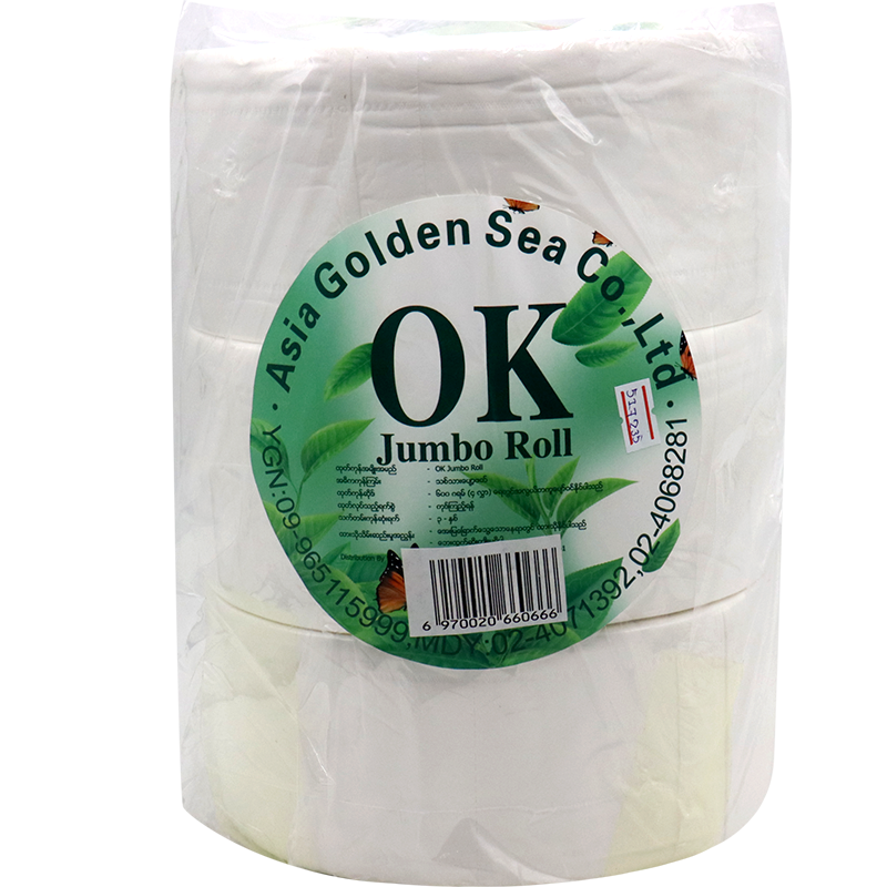 Makroclick | OK Tissue Jumbo Roll x 3 pcs