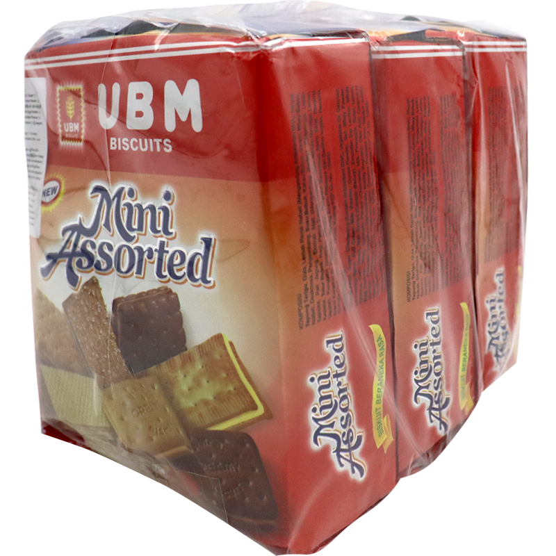 Makroclick | UBM MINI ASSORTED BISCUIT 150G*3