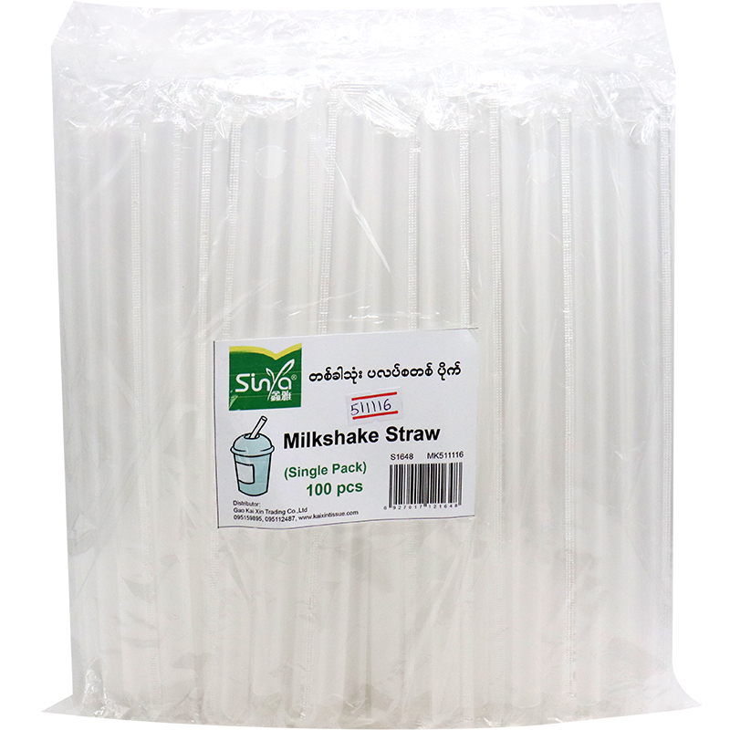 Makroclick | Milk Shake Straw 100 s(Indi)
