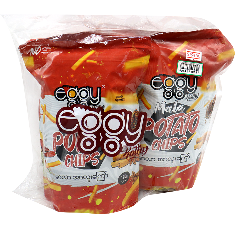Makroclick | EGGY POTATO CHIPS MALA 120G*3